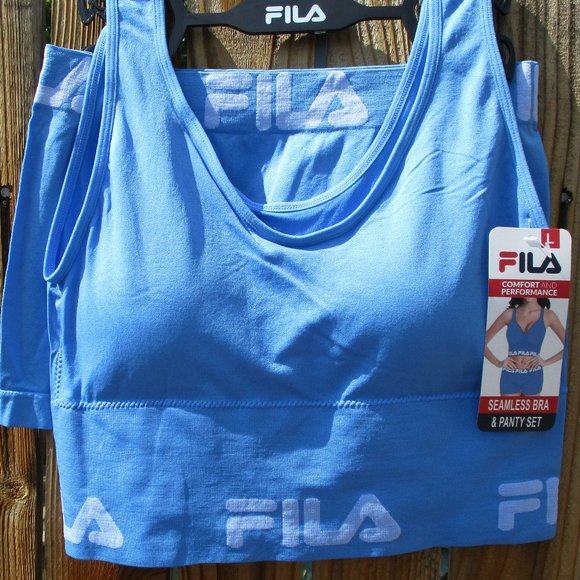 Fila | Intimates & Sleepwear | Fila Matching Bra Panty Set Stretchy ...